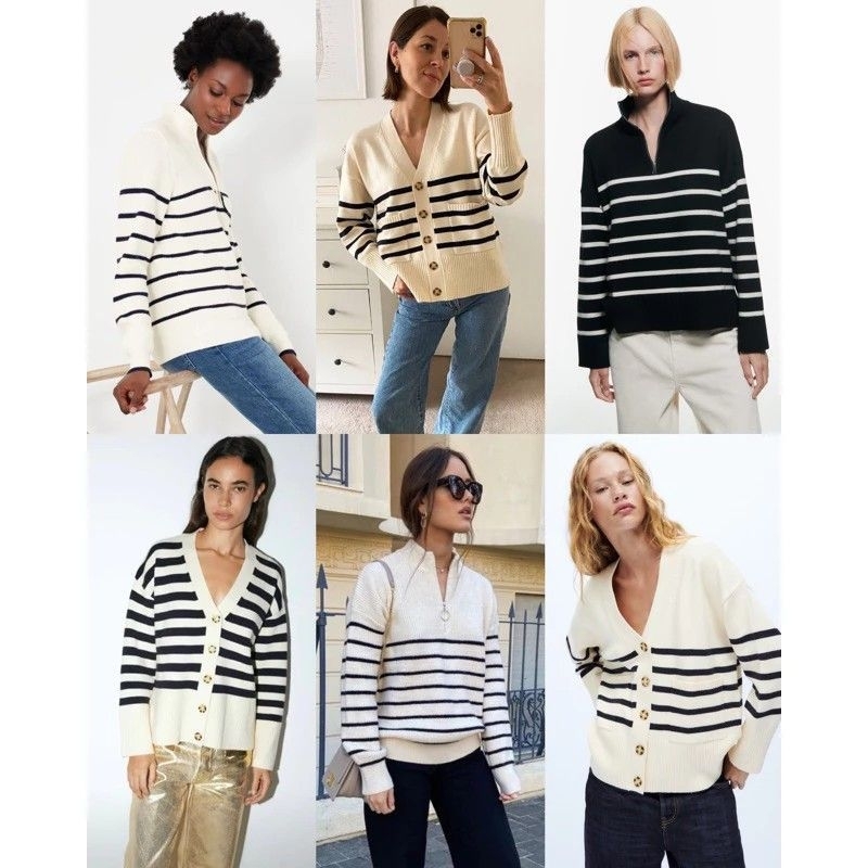 Jual [NEW ITEMS] ZARA CARDIGAN COLLECTION + FREE PAPERBAG ZARA | Shopee ...