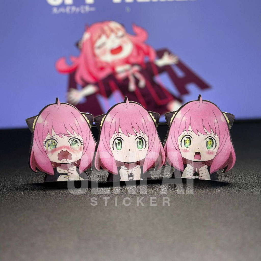 Jual MINI SENPAI STICKER Stiker Anime 3D KECIL TER MURAH | Levi Makima ...