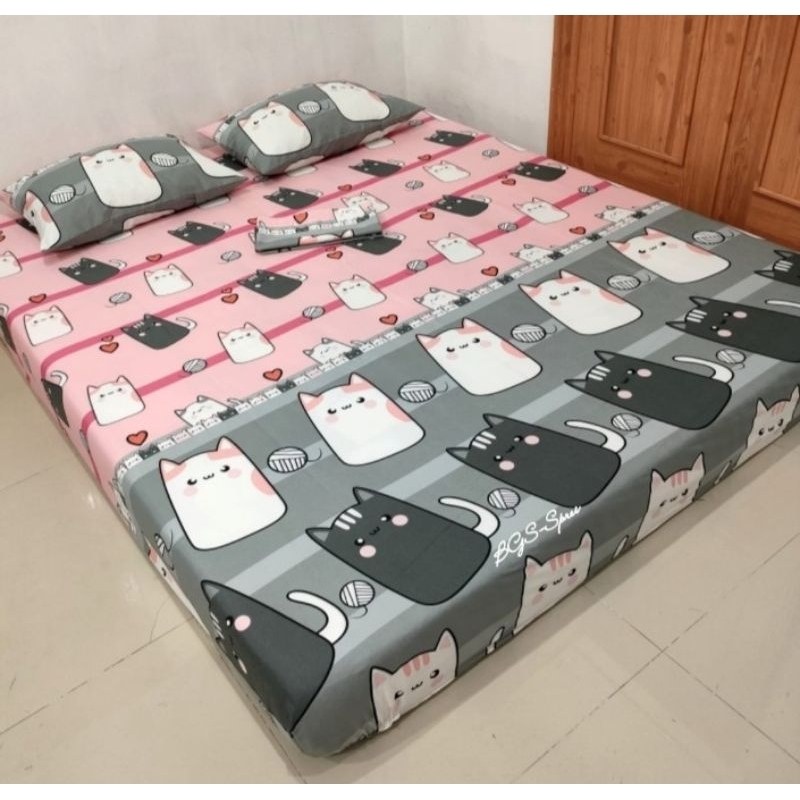 Jual Sprei polos 100x200 embos warna lengkap marun hijau biru hitam ...