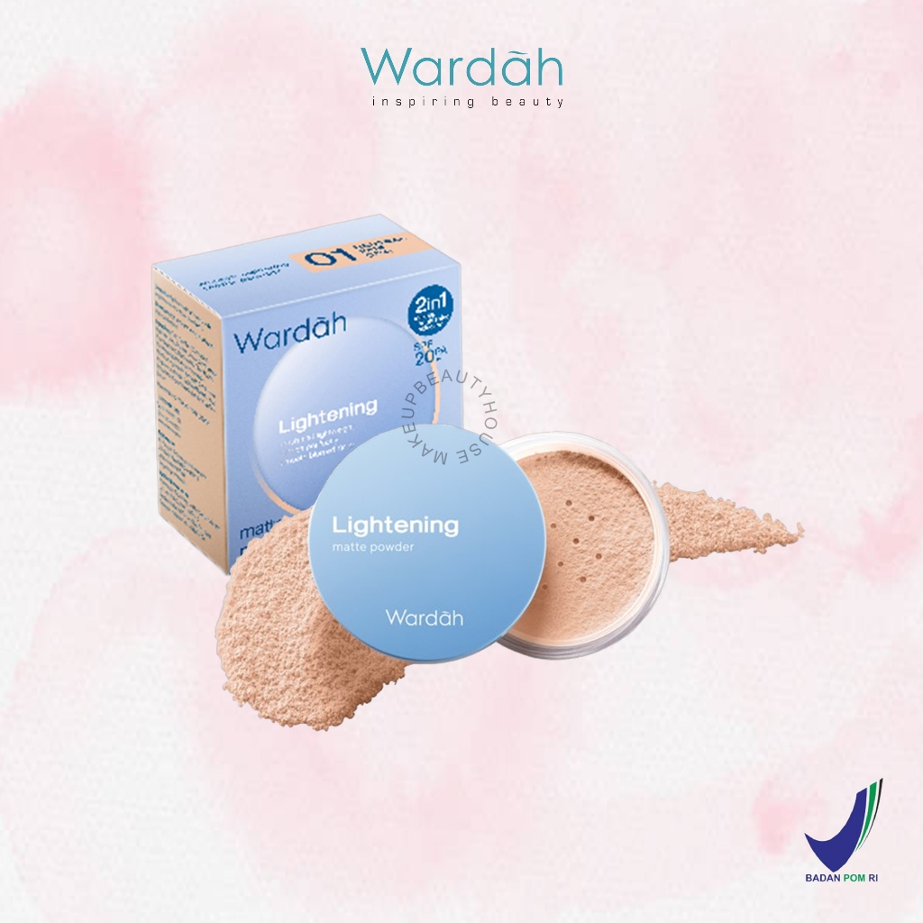 Jual WARDAH Lightening Matte Powder 20 g - Bedak Tabur dengan Smooth ...