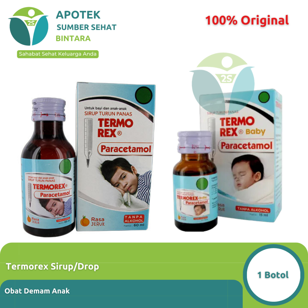 Jual Termorex Demam SIrup/Drop | Shopee Indonesia