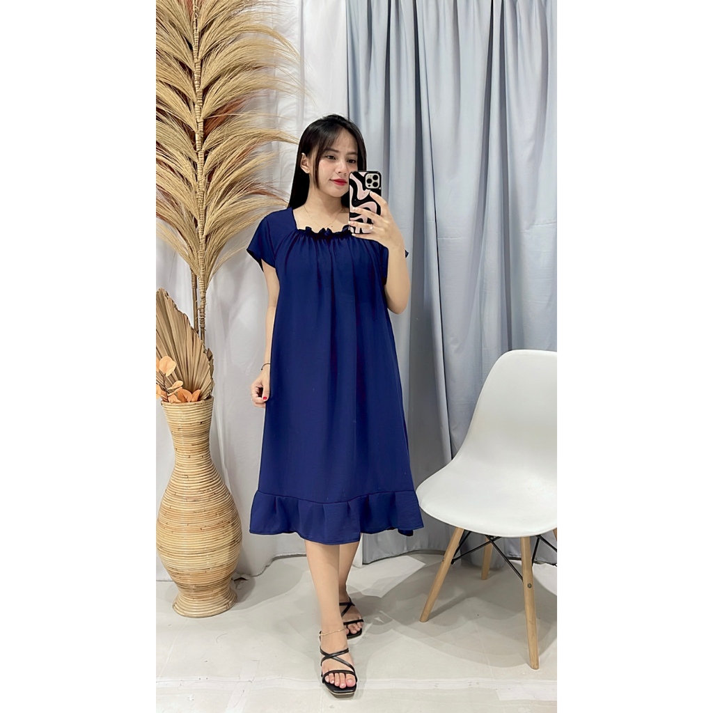 Jual RX FASHION - DASTER DRESS FUJI CRINCLE L - XXL / DASTER MIDI ZARA ...