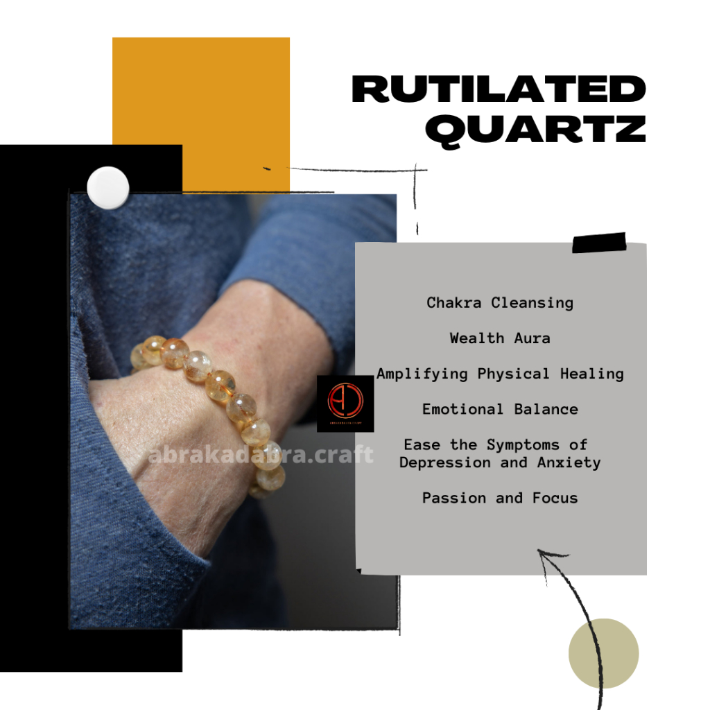 Jual ILLUMINATOR Serat Cendana Rambut Sedana Rutilated Quartz Gelang ...