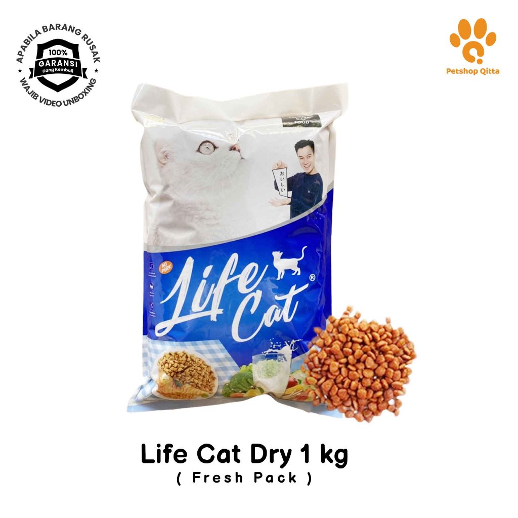 Jual Life cat dry food 1kg | Shopee Indonesia