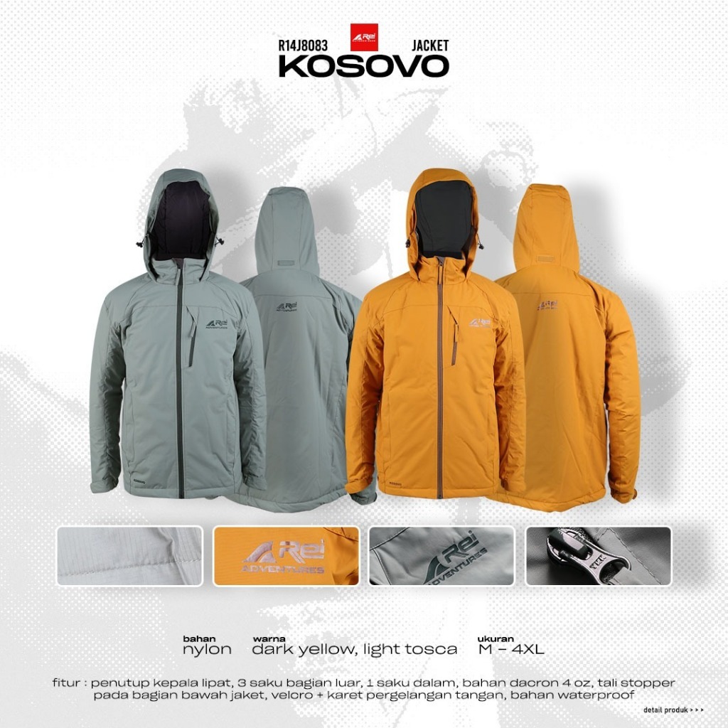 Jual Jaket Gunung Pria Kosovo Arei Outdoorgear | Shopee Indonesia