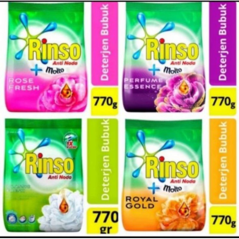 Jual Rinso Bubuk All Variant 770 gr | Shopee Indonesia