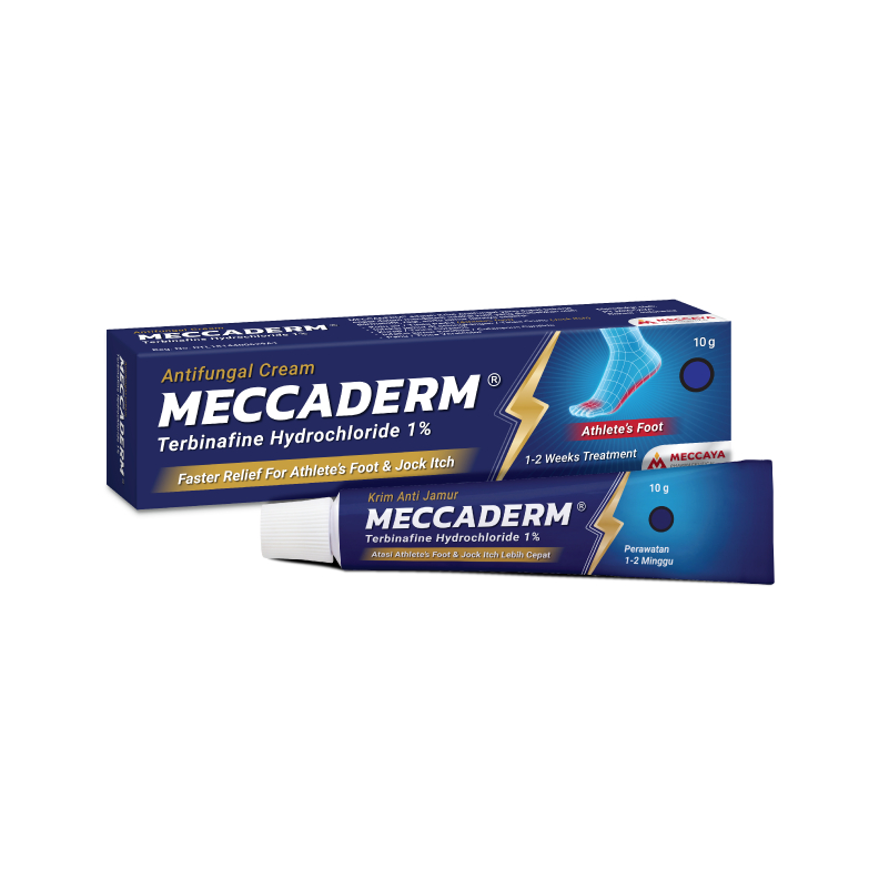 Jual Meccaderm 10g. krim anti jamur terbinafine HCL | Shopee Indonesia