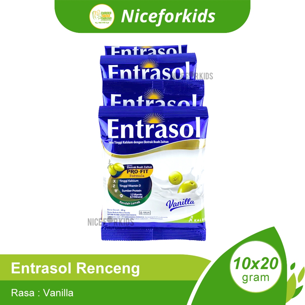 Jual Entrasol Renceng isi 10 Sachet / Anlene Actifit Renceng Susu Bubuk ...