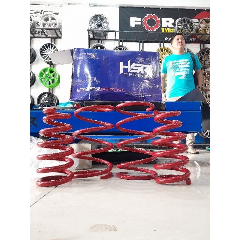 Jual PER MOBIL LOWERINGKIT LOWERING KIT HSR RED SPRINGS TERIOS AVANZA ...