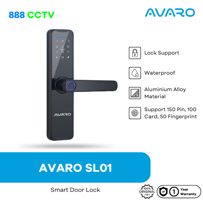 Jual AVARO SL01 Smart Door Lock | Shopee Indonesia