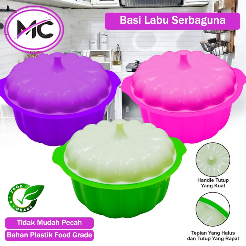 Jual Tempat Sayur Plastik Tutup Basi Labu Bakul Nasi Mangkok Wadah ...