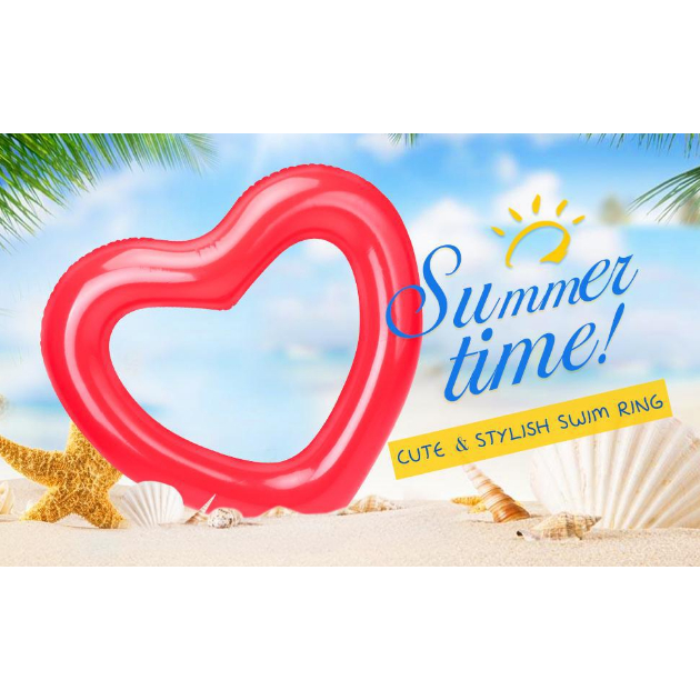 Jual Ban Renang Pelampung Jumbo Dewasa Love Lips Murah RED HEART LOVE ...