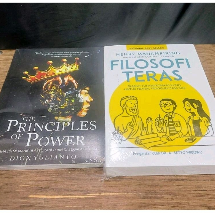Jual paket 2 buku the principles of power -filosofi teras | Shopee Indonesia