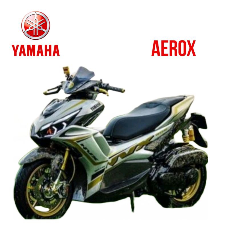 Jual STRIPING TRANSPARAN GOLD AEROX ALL NEW CONNECTED 155 2021-2023 NVX ...