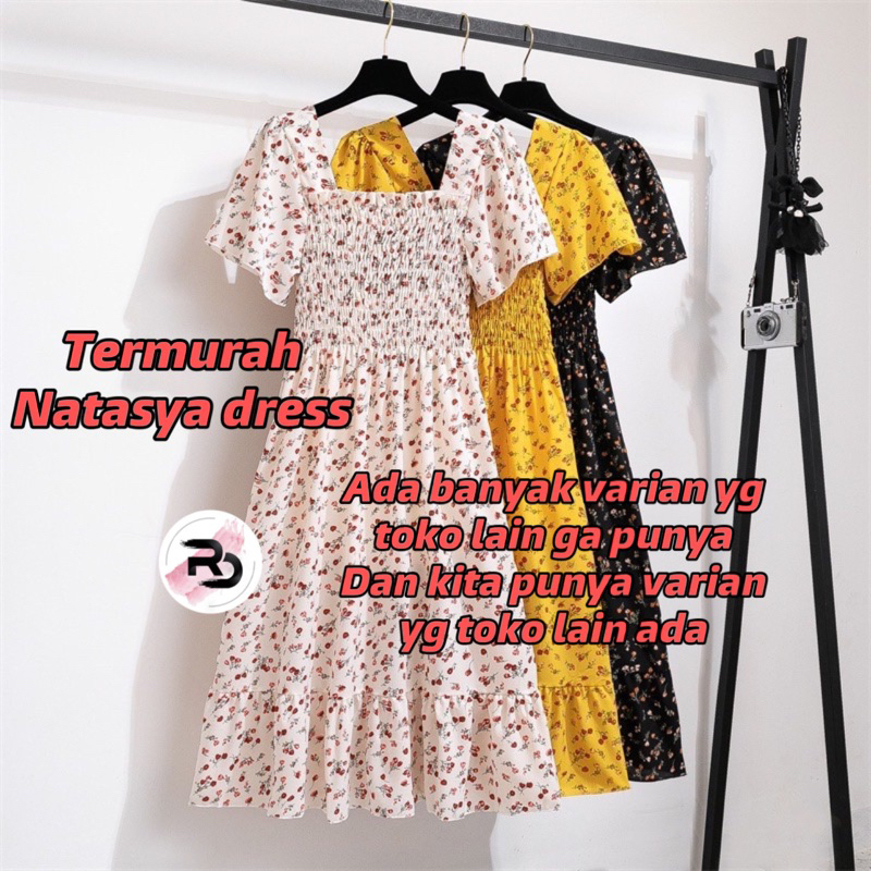 Jual RD FASHION - DRESS NATASYA MOTIF KEKINIAN ( ADA 50 MOTIF ...