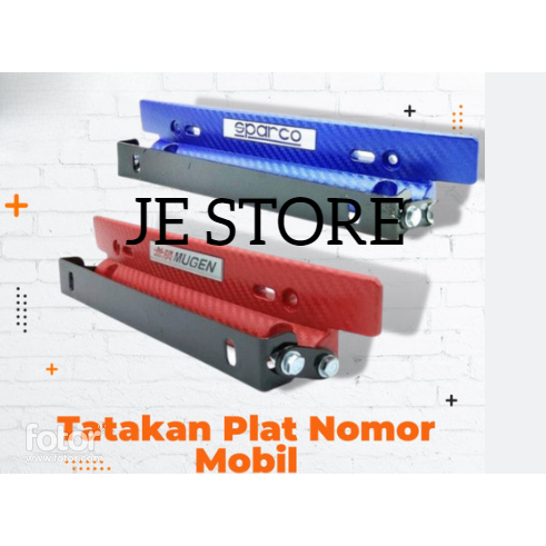 Jual Jual Dudukan Plat JDM Nomor Mobil Bahan Carbon / Tatakan Plat JDM ...