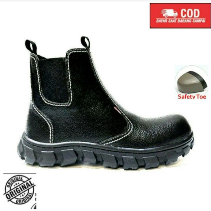 Jual SEPATU SEFTY PROYEK UJUNG BESI SEFTY SHOES BOOT - SEFTY KERJA ...