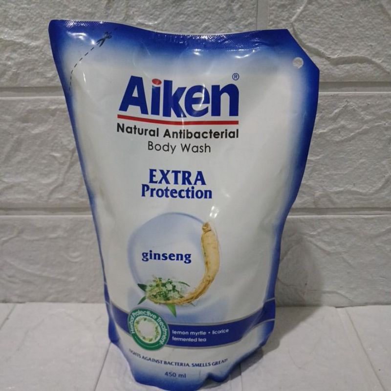 Jual AiKEN NATURAL ANTIBACTERIAL BODY WASH 450 ML | Shopee Indonesia