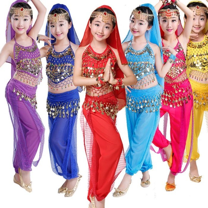 Jual Baju anak dress kostum dance indian nari tari perut/belly dance ...