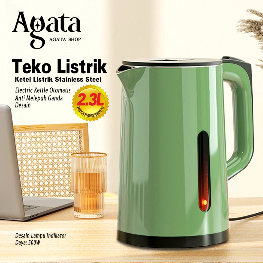 Jual Teko Listrik 2.3L Stainless Steel Electric Kettle Pemanas Air Electric Kettle Besar ...
