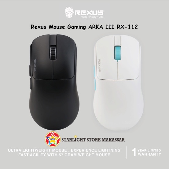 Jual Rexus Mouse Gaming ARKA III RX-112 | Shopee Indonesia