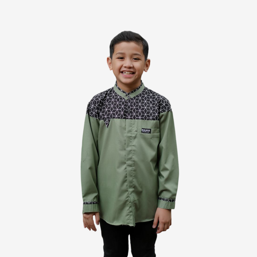 Jual BARS CLOTH.CO Baju Lebaran Couple Pasangan 2024 Kemeja Koko Ayah ...