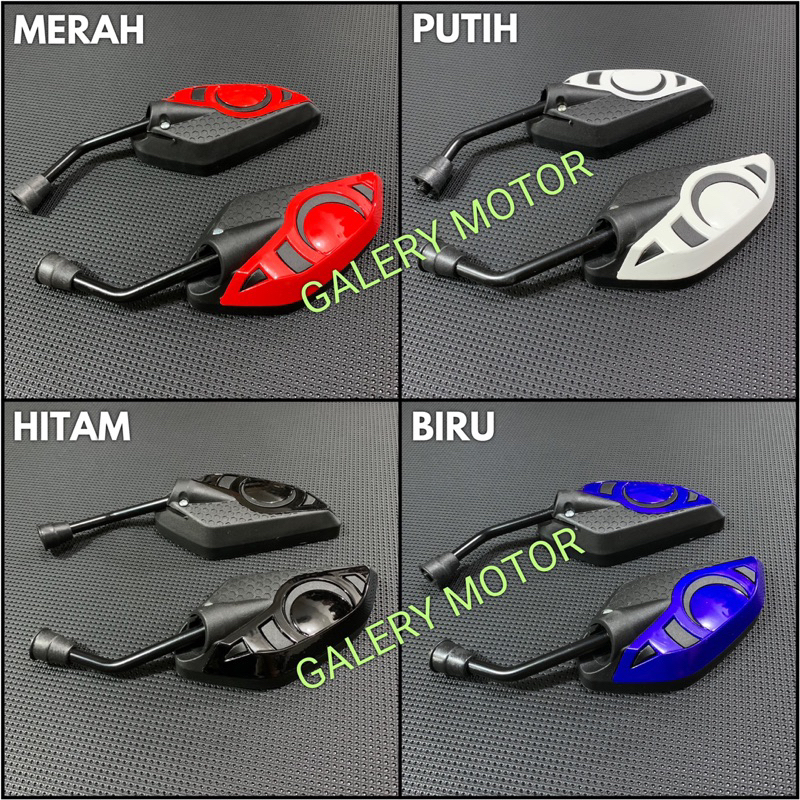 Jual SPION JJ MODEL DAUN BISA UNTUK SEMUA JENIS MOTOR / UNIVERSAL MOTOR ...