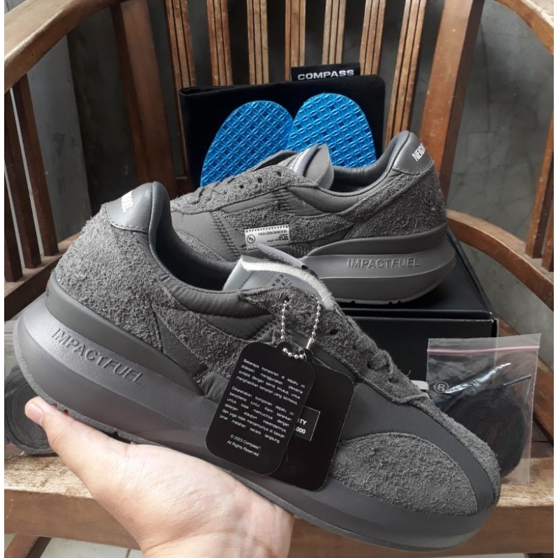 Jual Sepatu Compass x Neighborhood Dark Grey Size 41 & 42 | Shopee ...