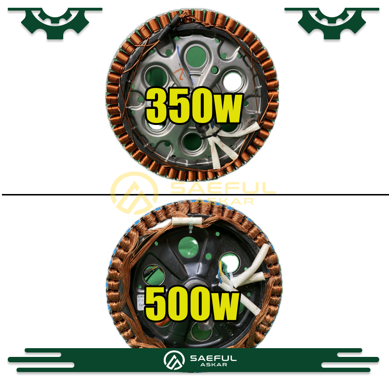 Jual Dinamo Brushless/BLDC Rotor 36v 48v 350w 500w Sepeda Listrik | Shopee Indonesia