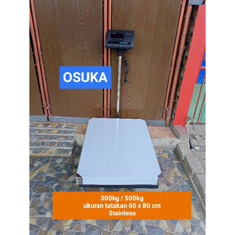 Jual Timbangan Besar 300kg,500kg Digital Duduk platform 60 x 80 cm ...