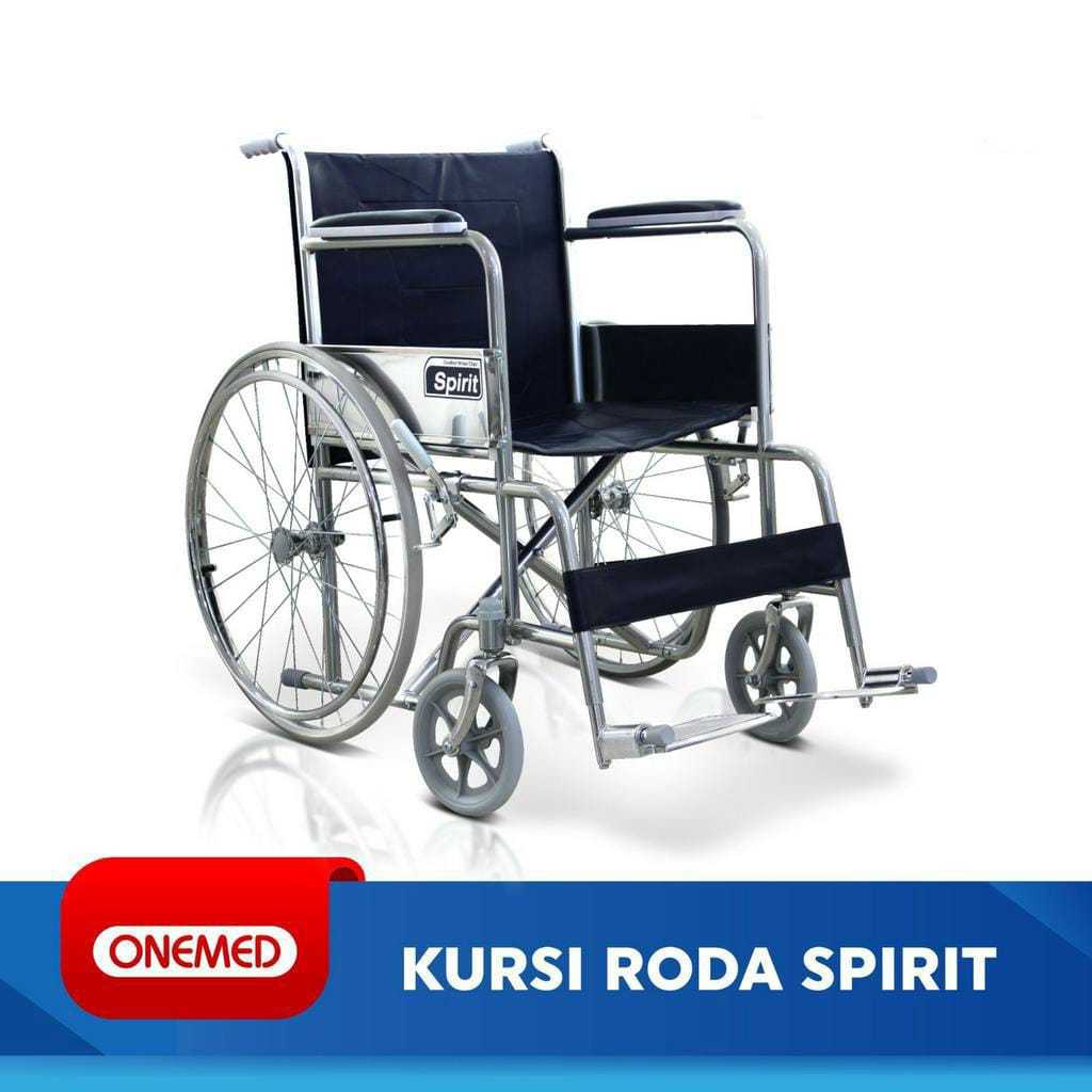 Jual Kursi Roda Spirit OneMed Ban Mati | Kursi Roda Standard Rumah ...