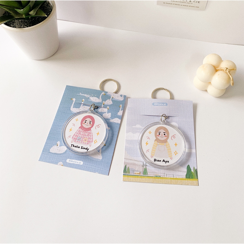 Jual Gantungan Kunci/Keychain Custom/ Ganci Custom/Kado Ulang Tahun ...