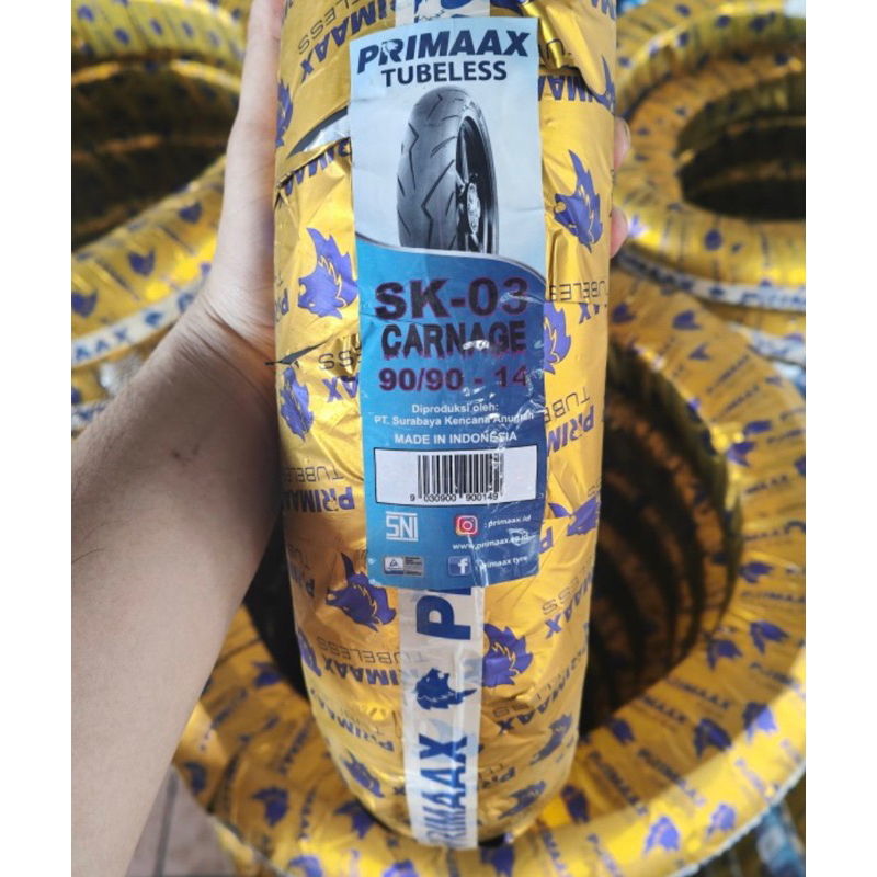 Jual Ban Primaax Sk03 (Model Pirelli) Ukuran 90/90-14 (Tubeless ...