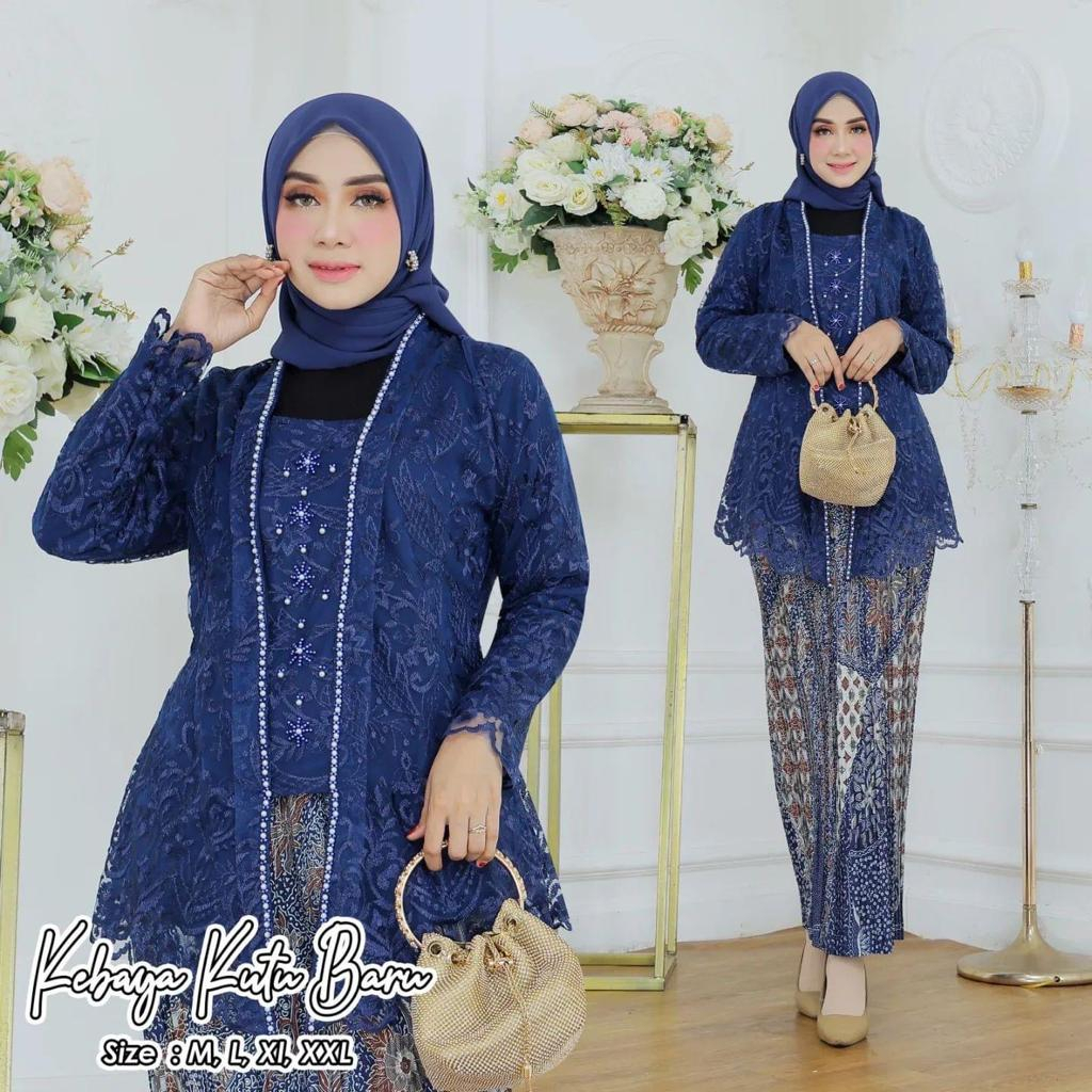 Jual Kebaya Modern kutu baru Payet /Tille Payet/kebaya wisuda /kebaya ...