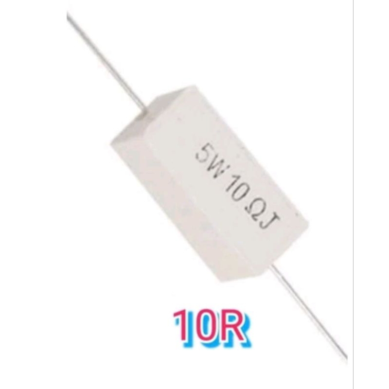 Jual RESISTOR 10, OHM 5 WATT ORI JAPAN,& BIASA | Shopee Indonesia