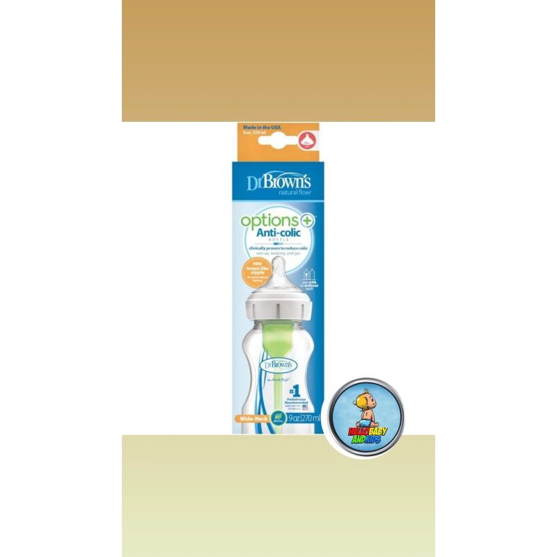 Jual Dr Brown's PP Wide Neck Options Plus Bottle 270ml | Shopee Indonesia