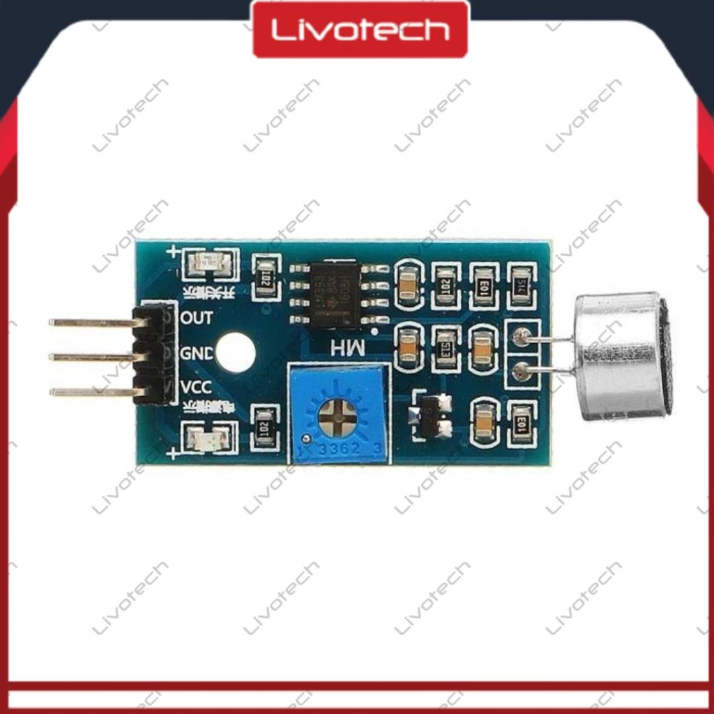 Jual FC-04 Sound Sensor Module Mic Voice Detector Pendeteksi Suara FC04 ...