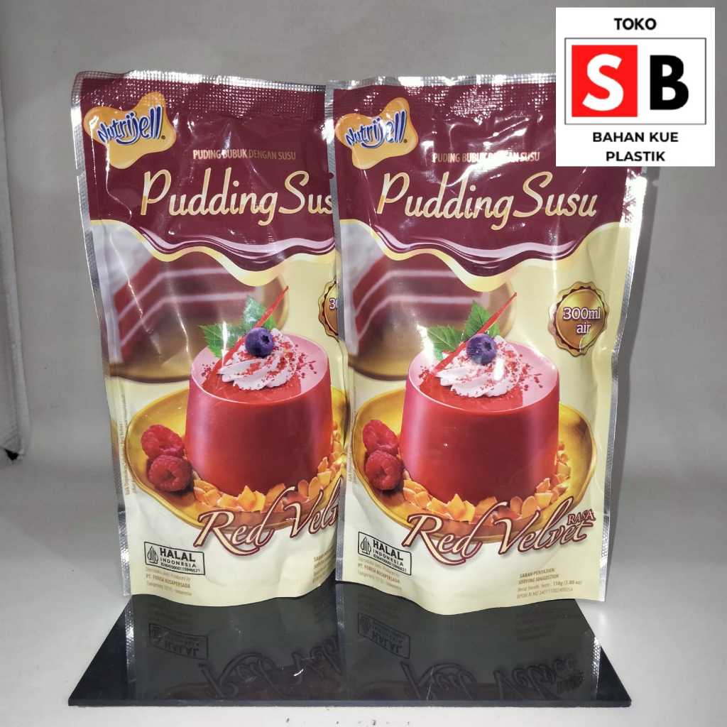Jual NUTRIJELL PUDING SUSU RASA RED VELVET 110 GR | Shopee Indonesia