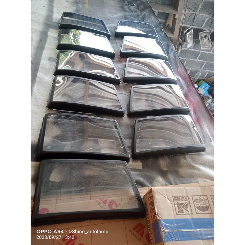 Jual Mika polos bening headlamp canter p120/125/130 (harga sepasang ...