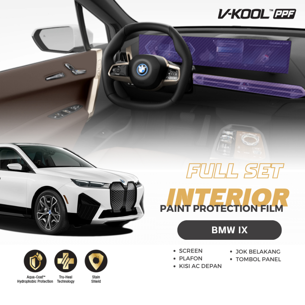 Jual VKOOL PPF Interior Protector BMW IX - Full Set | Shopee Indonesia