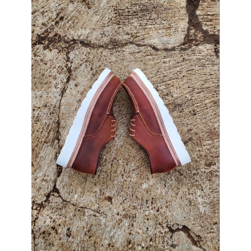 Jual Moc Toe Low Norwegian Custom - Sepatu Boots Moc Toe Kulit Sapi ...