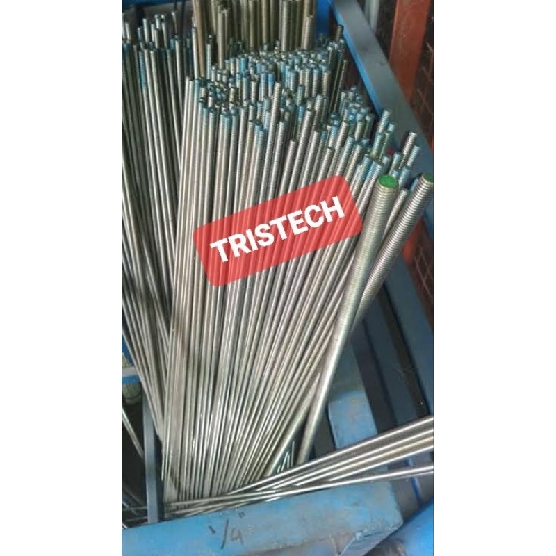 Jual as drat ss 3/8 stainless long drat baut 14 as baud as drad terot ...
