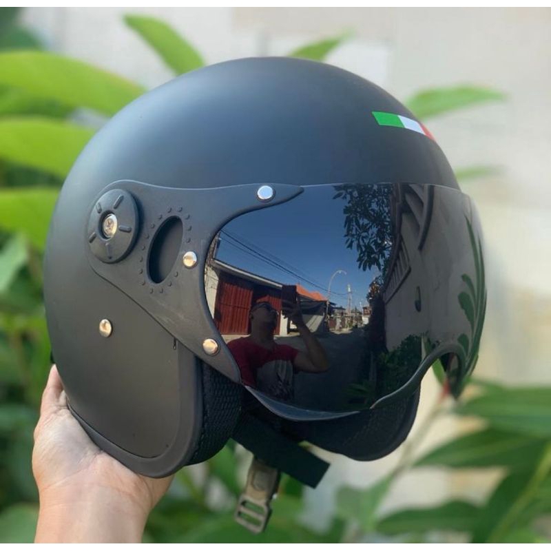 Jual HELM PILOT ITALY SUPER PREMIUM | Shopee Indonesia