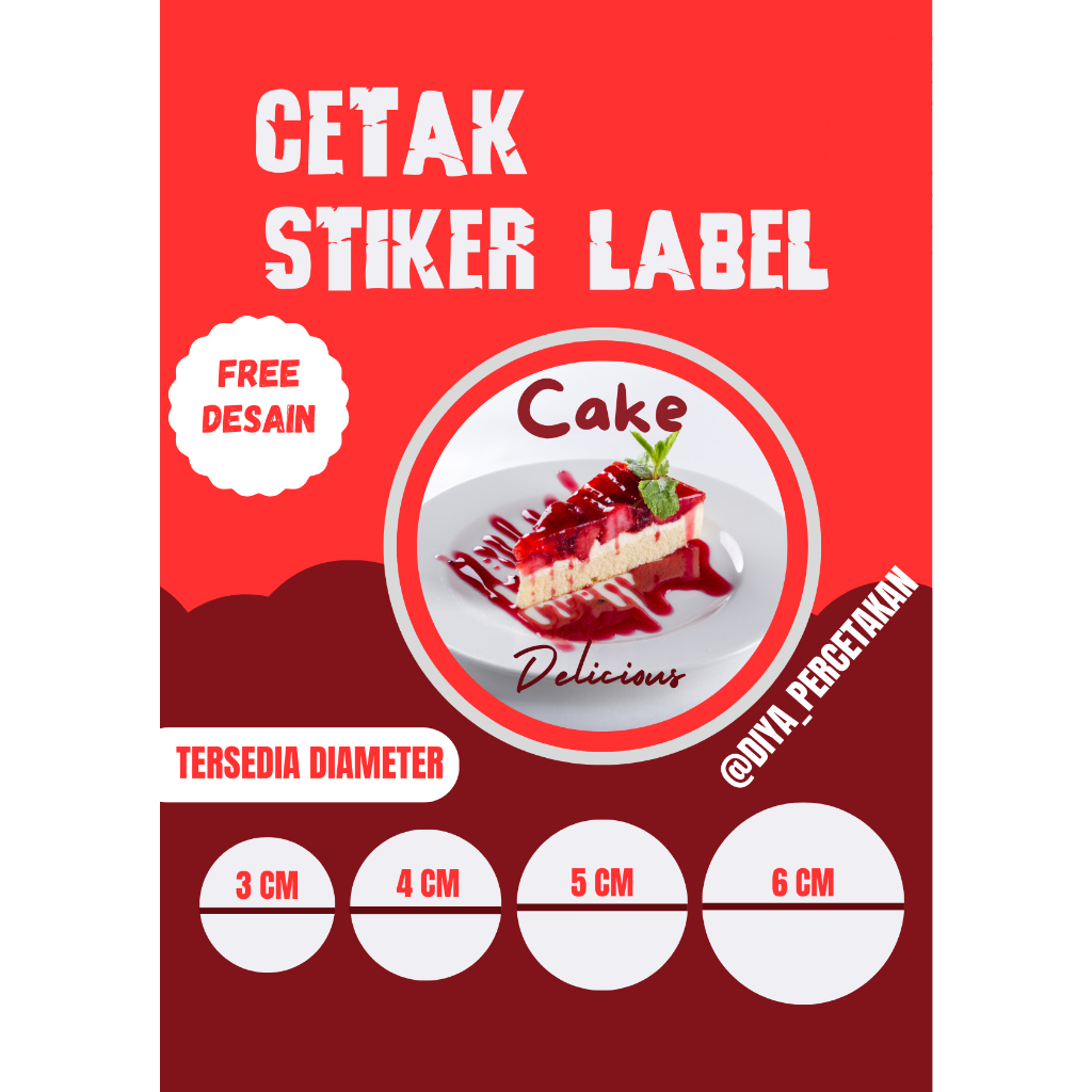 Jual Stiker Label Produk / Cetak stiker label kemasan | Shopee Indonesia