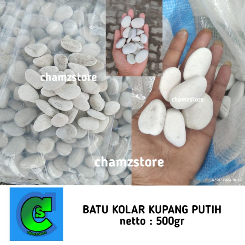 Jual batu kolar colar kupang putih / batu kolar putih / batu kolar ...