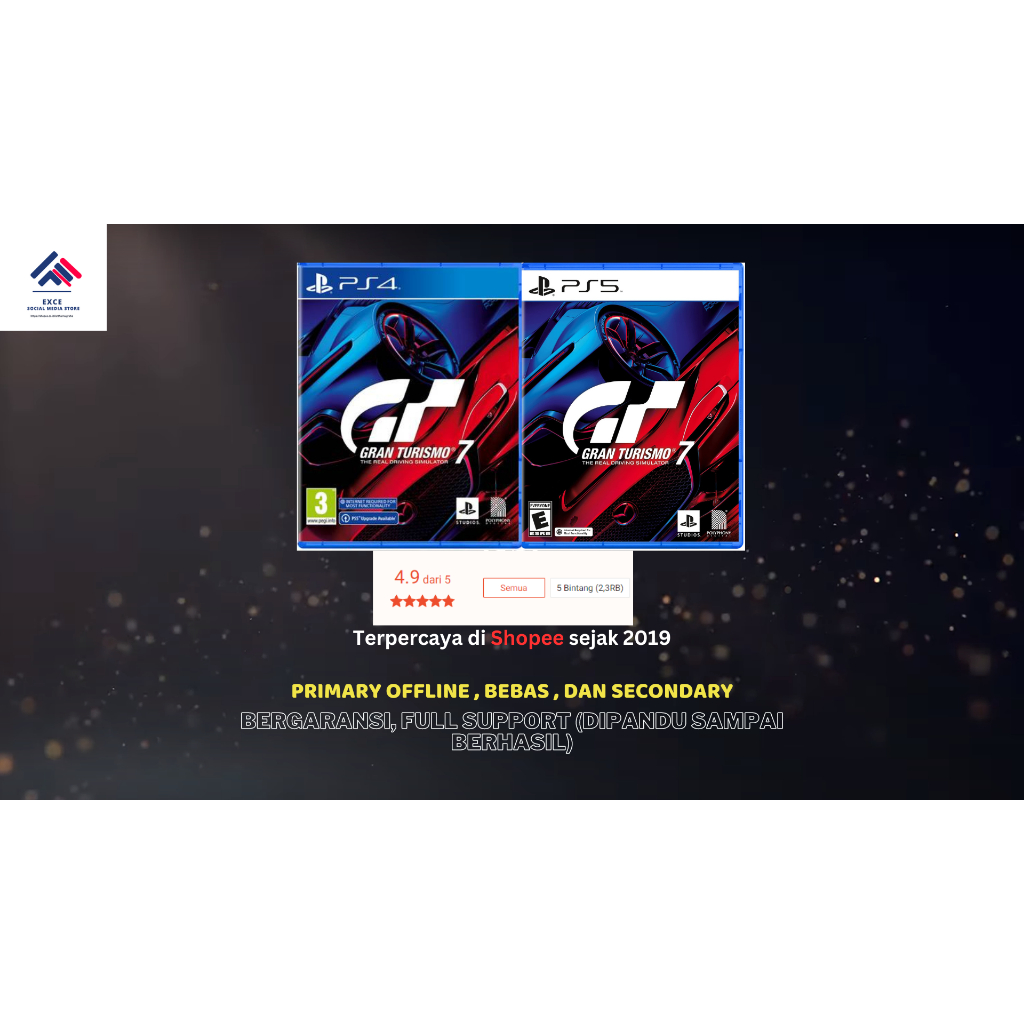 Jual Gran Turismo 7 Game Original - PERMANEN Digital Sharing PS 4 PS 5 ...
