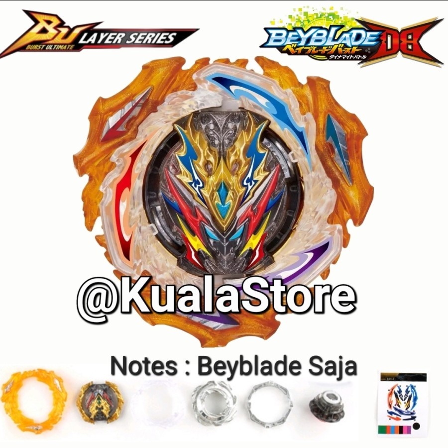 Jual Beyblade Burst Super Hyperion King Helios Ultimate Fusion DX B203 ...