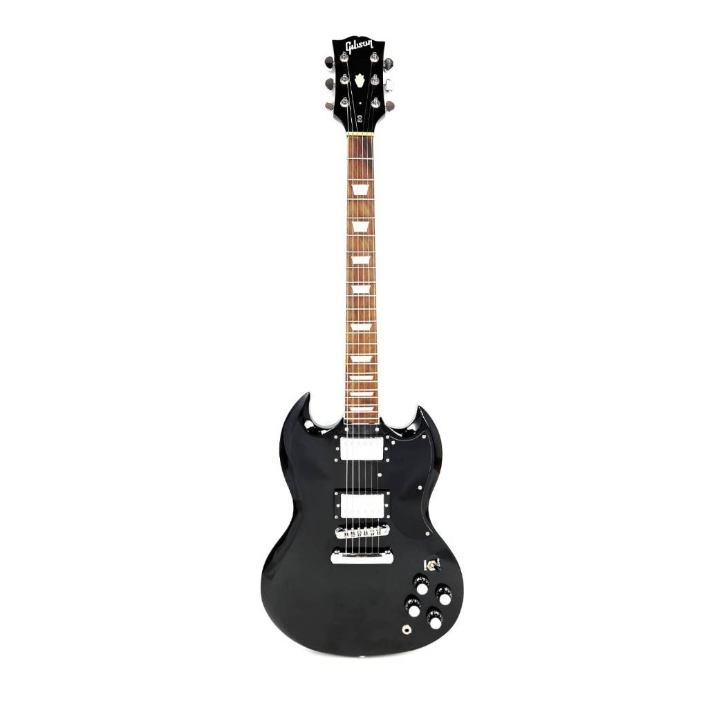 Jual Gitar Elektrik Merk Gibson SG Series Warna Solid Black Bonus Tas ...