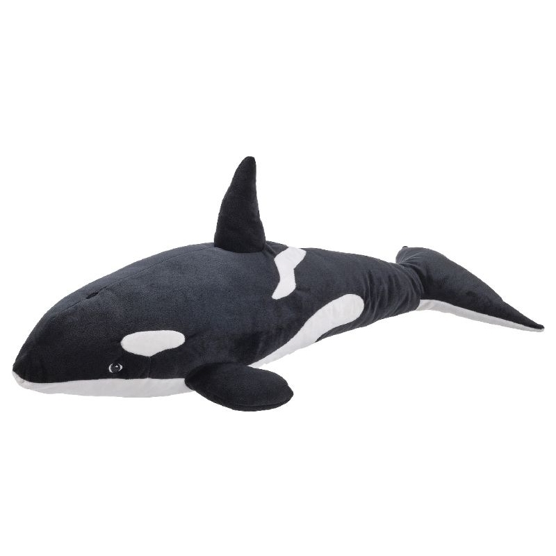 Jual Mainan Boneka Ikan Paus Orca Hitam Putih 60cm Blaving | Shopee ...