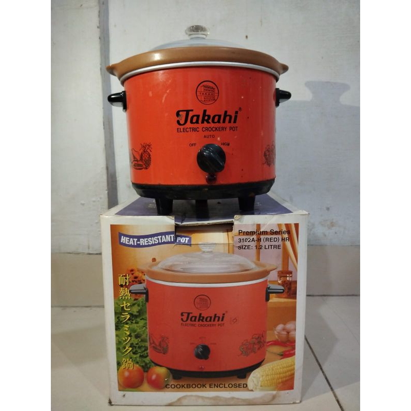 Jual Takahi Electric Slow Cooker 1.2 L (preloved) | Shopee Indonesia